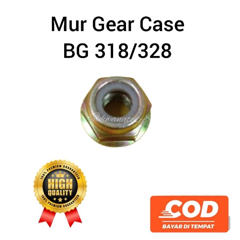 Jual Mur Nut Mur Gear Case Kepala Pisau Mesin Potong Rumput BG 318 328 ...