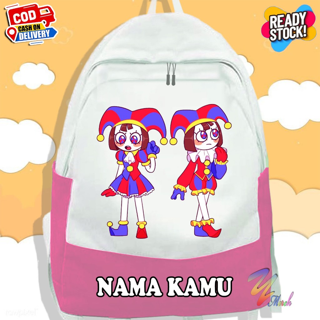 Jual Tas Ransel Anak Animasi The Amazing Digital Circus / Bacpack Anak ...