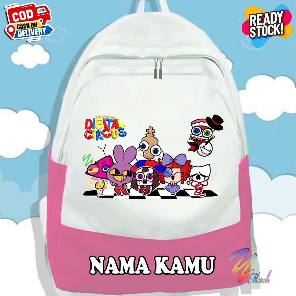 Jual Tas Ransel Anak Animasi The Amazing Digital Circus / Bacpack Anak ...