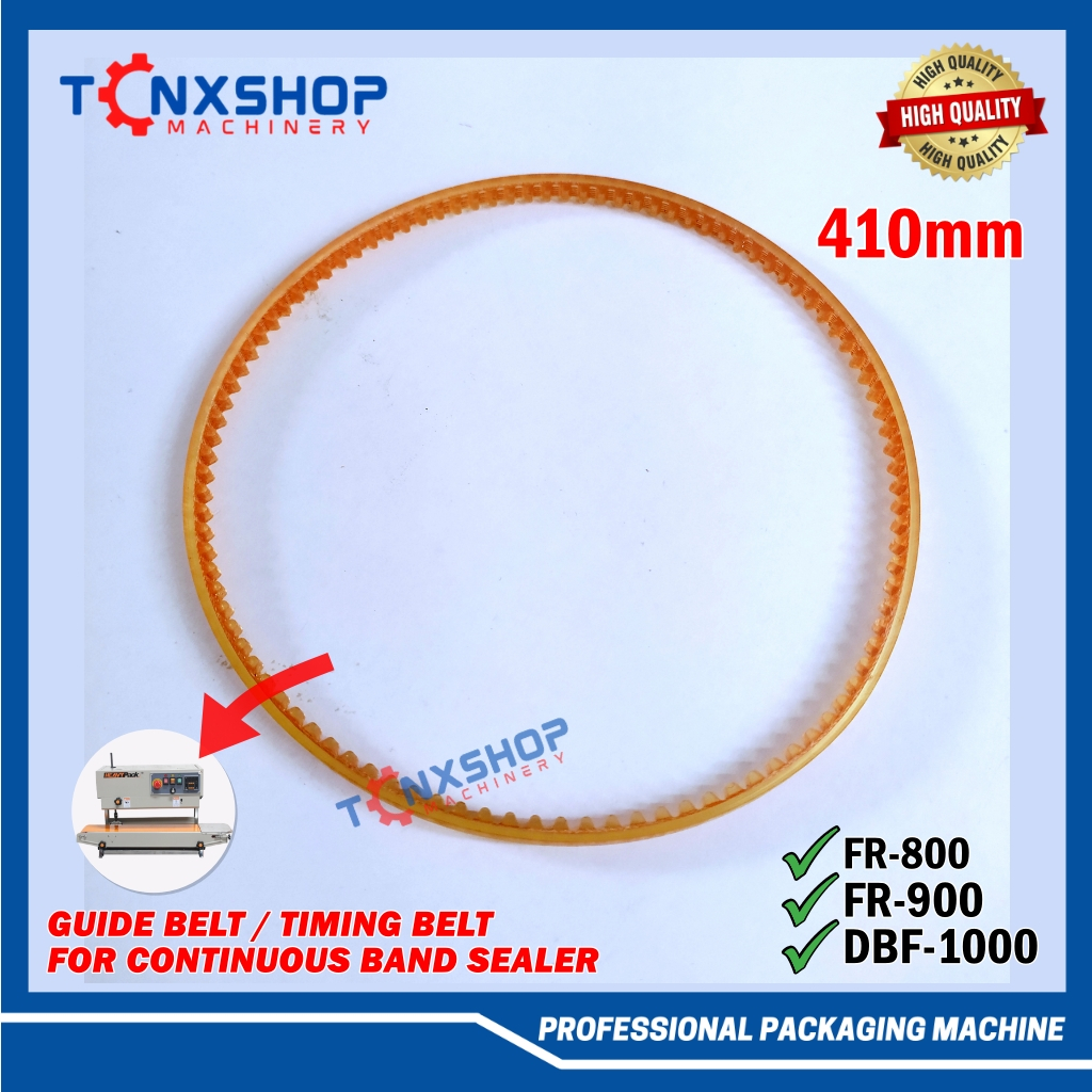 Jual Guide Belt 410mm Timing Belt Vanbelt Continuous Sealer FR-800 FR ...