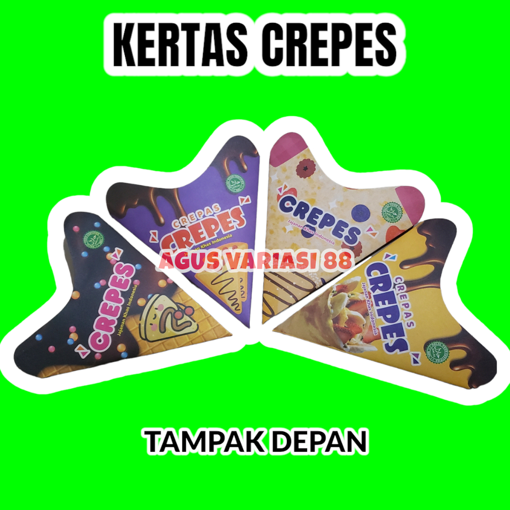Jual 100 pcs kertas crepes waffle croffle ukuran 15 x 17,5 cm / kertas ...