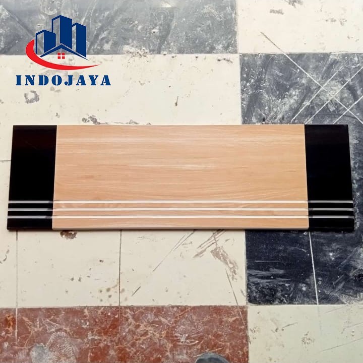 Jual list keramik tangga kombinasi 30x80 30x90 kramik granit custom ...