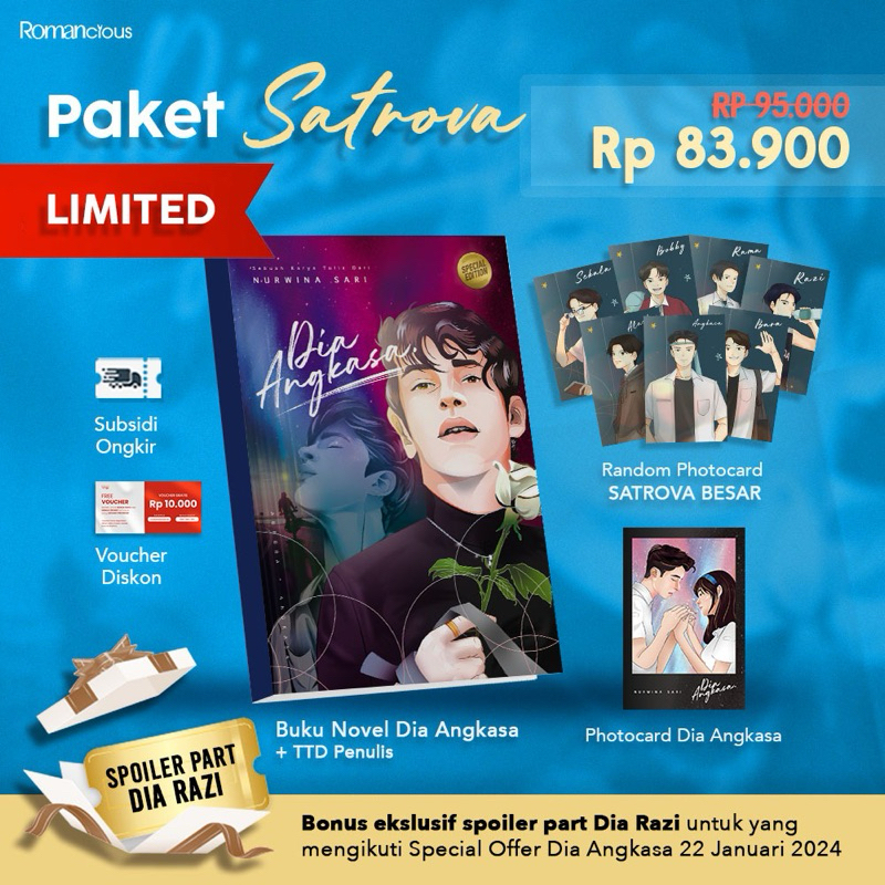 Jual Novel Dia Angkasa by Nurwina Sari | Shopee Indonesia