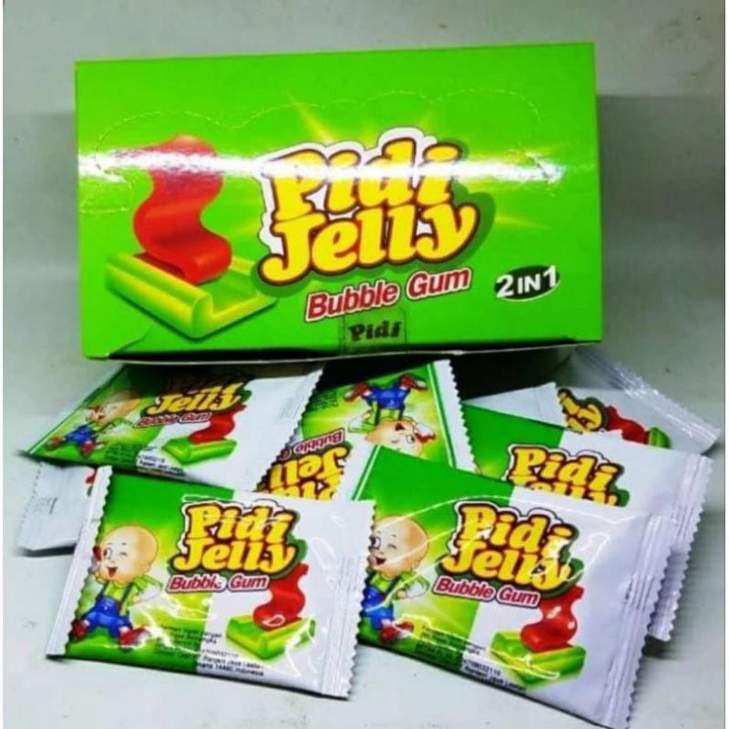 Jual Permen karet Pidi Jelly rasa semangka 1 pack isi 30 pcs | Shopee ...