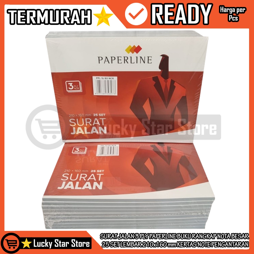 Jual KERTAS NOTE PENGANTARAN SURAT JALAN PAPERLINE 3 PLY RANGKAP BUKU ...