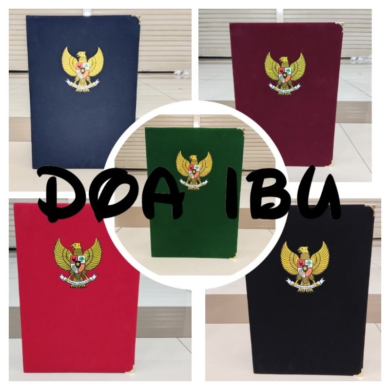 Jual best seller custom warna map kantor map bludru upacara bendera ...