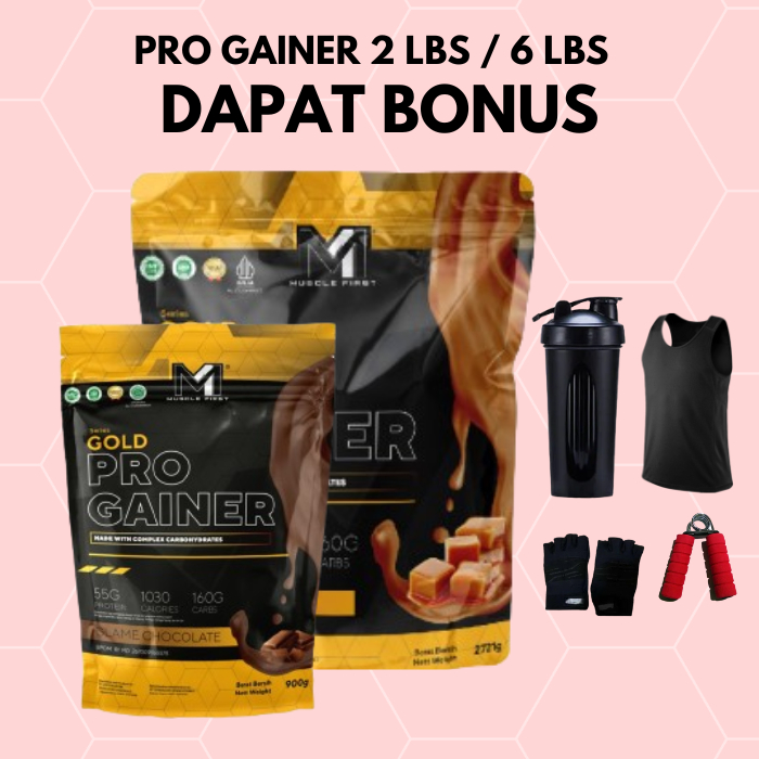 Jual M1 PRO GAINER 2 LBS 900GRAM/ 6 LBS 2700GRAM HALAL BPOM GAINER MASS ...