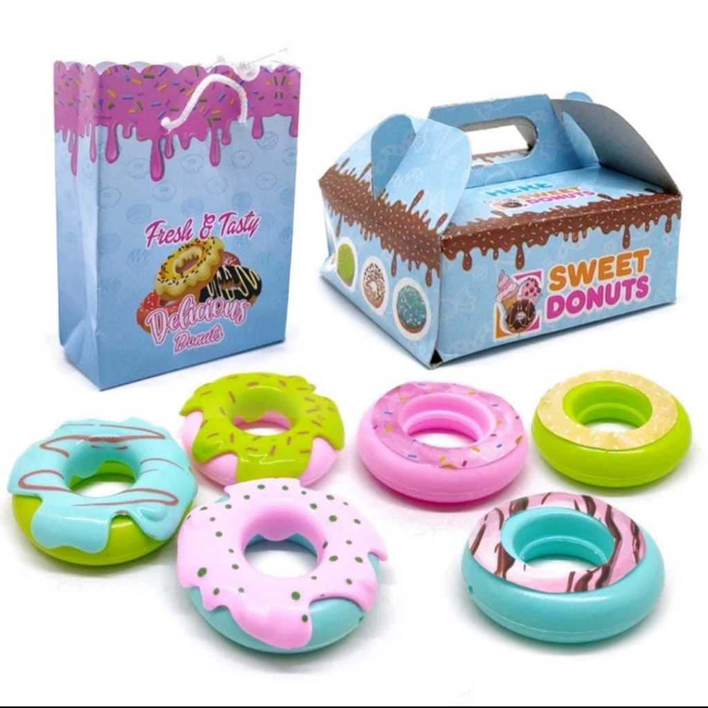 Jual MAINAN DONAT SET OCT 2433 / MAINAN ANAK ROTI DONAT ISI 6 PCS ...