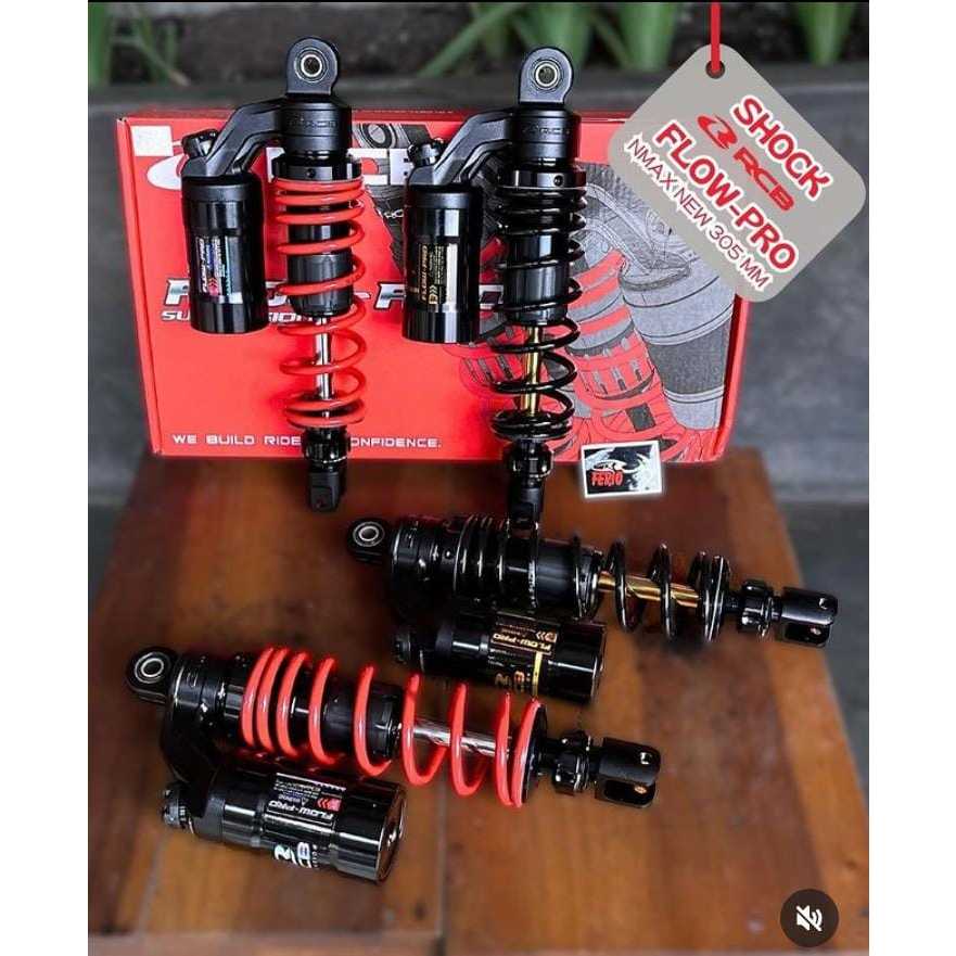 Jual Shock RCB Flow PRO Nmax New Aerox Nmax Old PCX150 uk 305mm Merah Black Series | Shopee ...