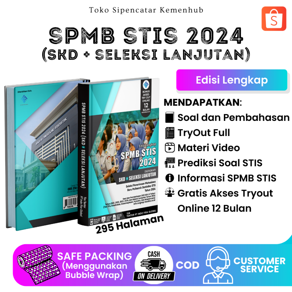 Jual New Buku SPMB STIS 2024 (Edisi Lengkap + Sesuai Dengan Kisi-kisi ...