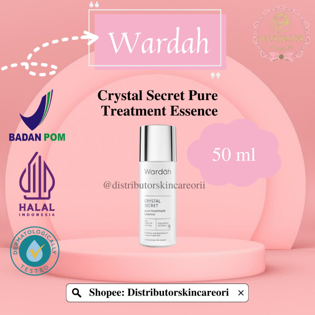 Jual WARDAH Crystal Secret Pure Treatment Essence | Shopee Indonesia