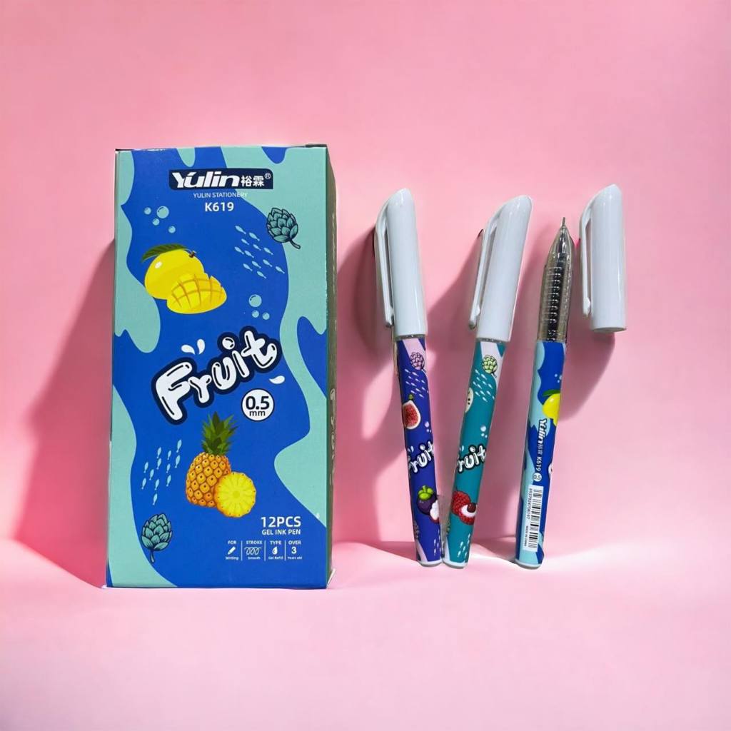 Jual (12pcs) Pulpen Ipen 12 Youmei / Pen Apel / Gel Pen Apple Youmei ...
