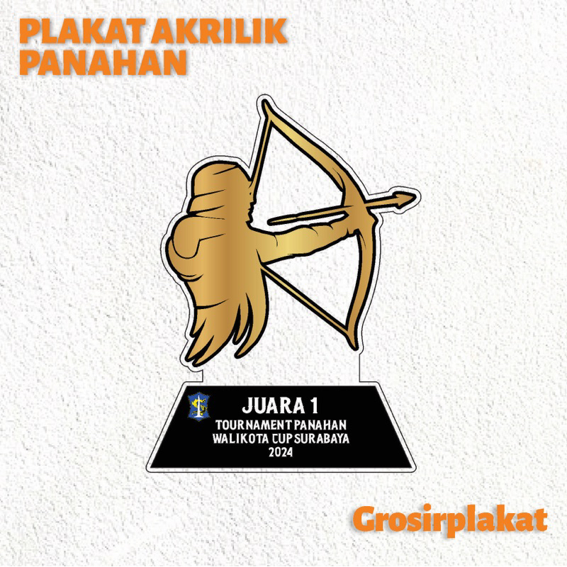 Jual Piala Panahan Plakat Panahan Akrilik Custom | Shopee Indonesia
