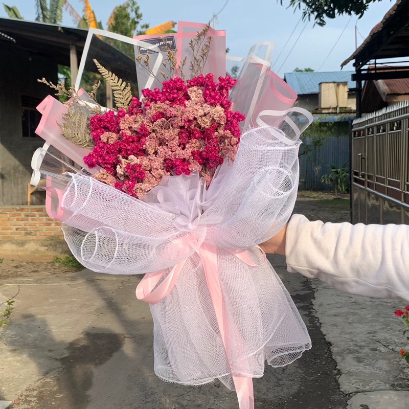 Jual BOUQUET BUKET BUNGA ARTIFICIAL PALSU UKURAN S | Shopee Indonesia