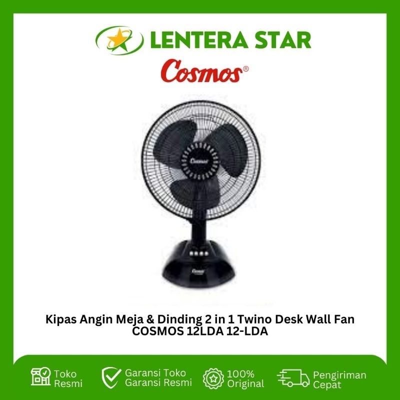Jual Kipas Angin 12 Inch Meja & Dinding 2 in 1 Twino Desk Wall Fan ...