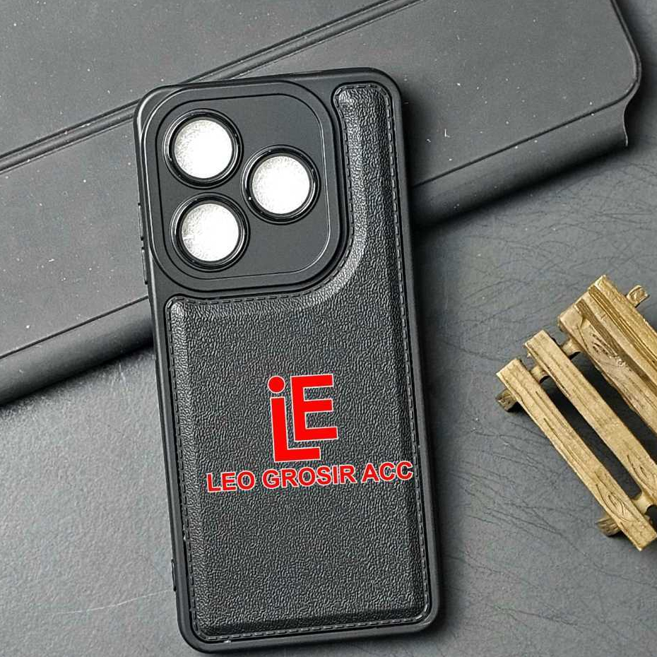 Jual Tecno Spark 20 Tecno Spark 20c Case Leather Pro Softcase Black Tecno Spark 20 Tecno Spark