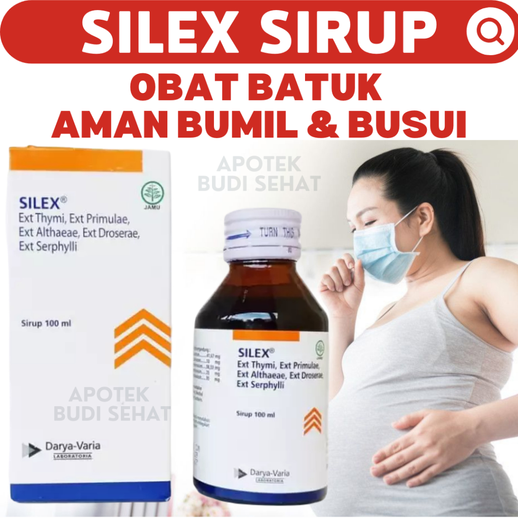 Jual Silex Sirup Obat Batuk Bumil Busui Batuk Berdahak Obat Flu Pilek ...