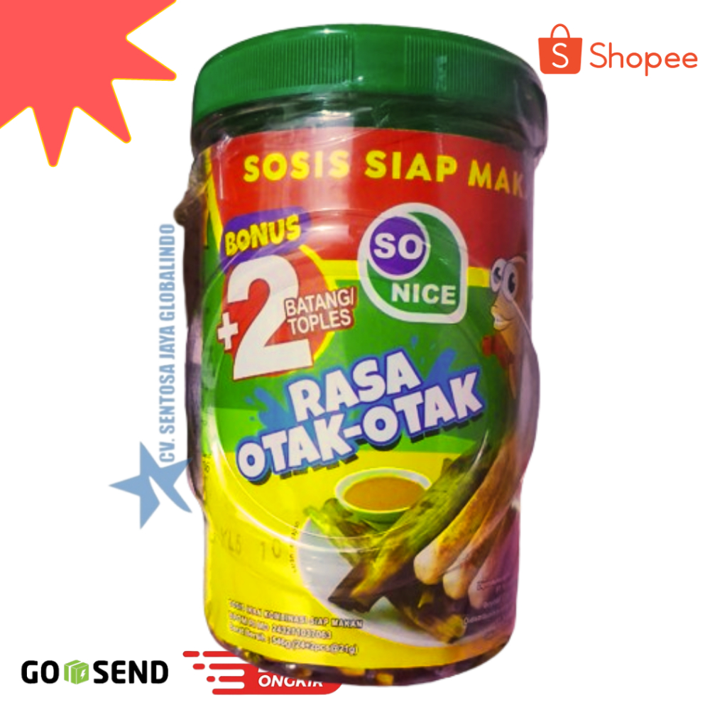 Jual So Nice Sosis Ikan rasa Otak Otak (isi 24 + 2 pcs) | Shopee Indonesia