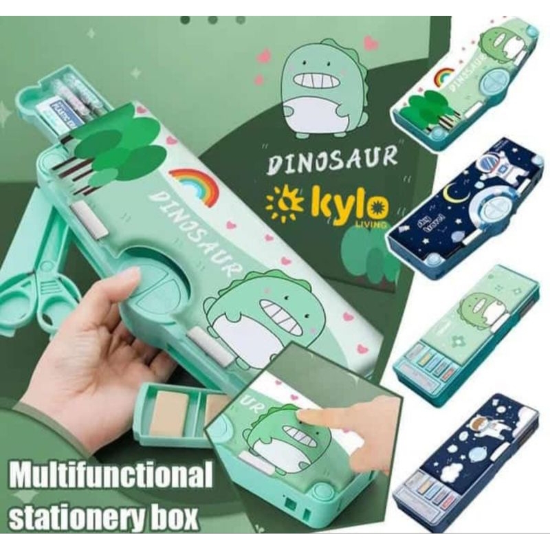 Jual box pensil kartun /tempat pensil/ kotak pensil multi fungsi ...