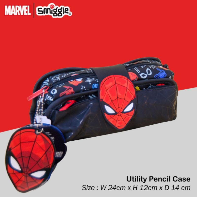 Jual Smiggle Marvel/Smiggle Spiderman/Backpack/bottle/lunchbag/wallet ...