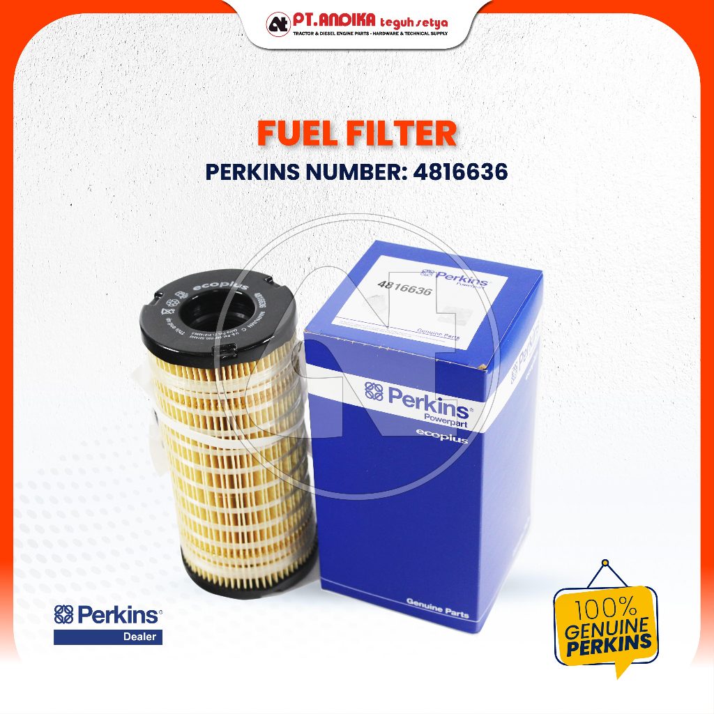 Jual PERKINS 4816636 FUEL FILTER - 100% GENUINE PERKINS | Shopee Indonesia