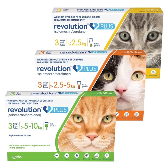 Jual REVOLUTION CAT PLUS Obat Kutu Kucing Revolution Plus | Shopee ...