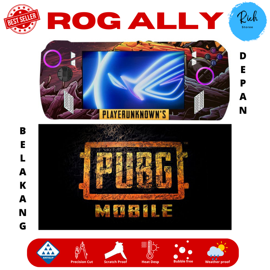 Jual Sticker Garskin Asus ROG Ally Gaming Stiker ROG Ally gaming ...
