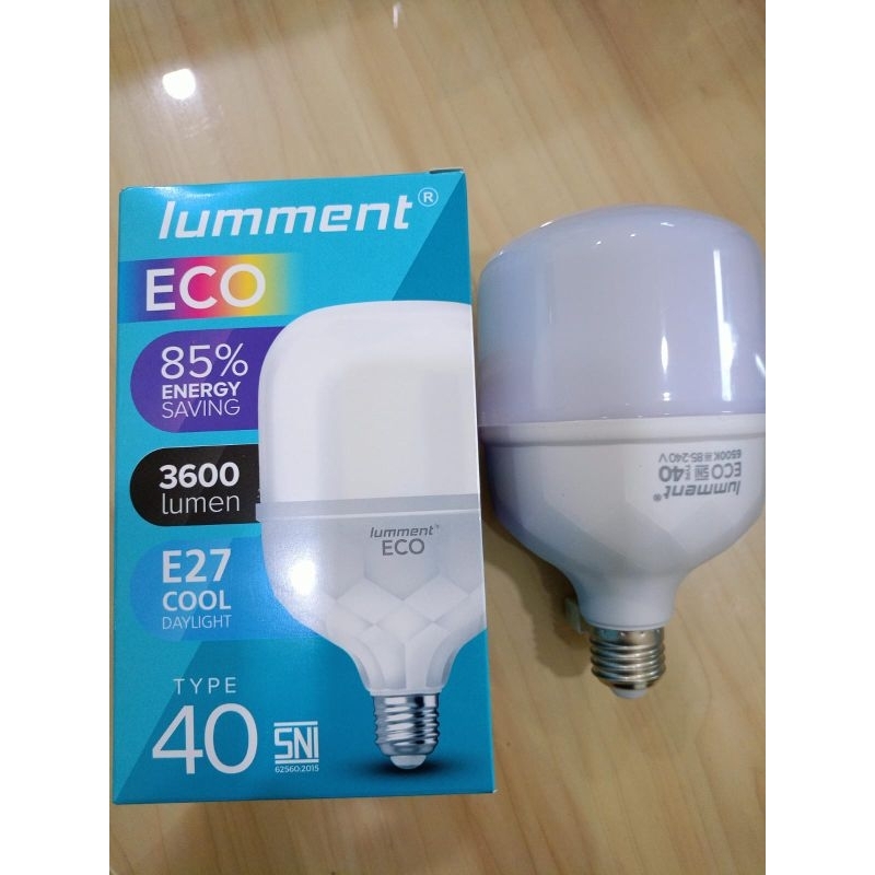 Jual Lampu Led Lumment Eco 40w 40 Watt Capsule Cahaya Putih 6500K ...