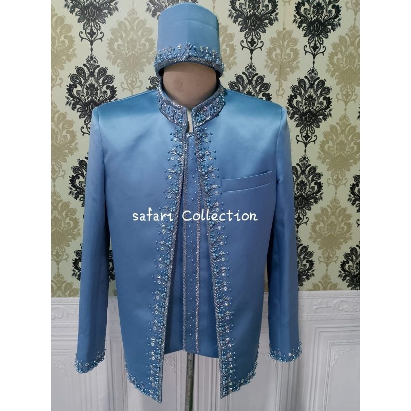 Jual Beskap pengantin modern, Beskap akad kekinian | Shopee Indonesia