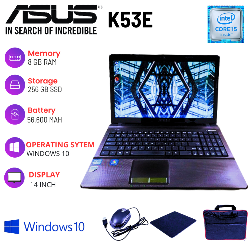 Jual LAPTOP ASUS K55A/ALTEC X53SV/F555L/F556U/K53E/X541UA SECOND ...