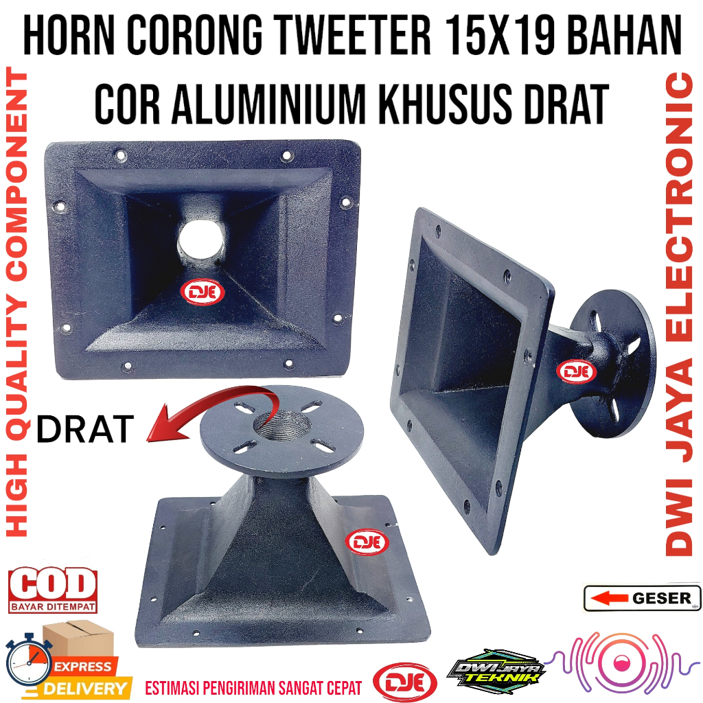 Jual HORN TWEETER/TWITER/DIRAL/COR LINE ARRAY UK 15X19 cm | Shopee ...