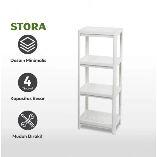 Jual Stora Rak Serbaguna 4 tingkat /Rak Dapur/Rak Susun/Rak Kamar /Rak ...