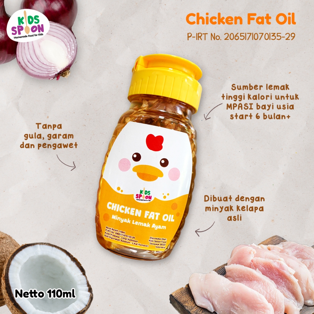 Jual Kids Spoon Chicken Fat Oil 110ml (Minyak Lemak Ayam) | Shopee ...