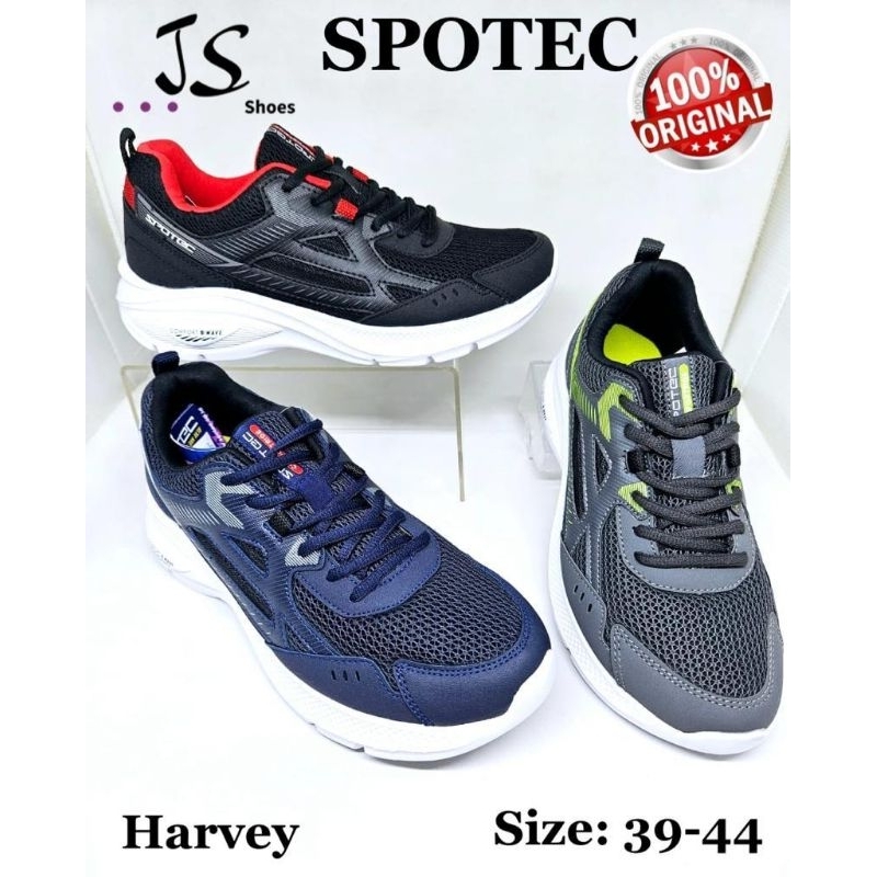 Jual SPOTEC HARVEY - SEPATU SNEAKERS TALI PRIA DEWASA MERK SPOTEC ...