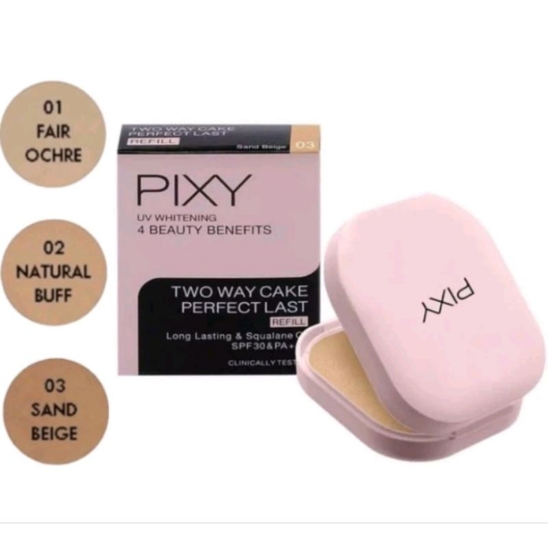 Jual PIXY Refill two way cake perfect last | Shopee Indonesia
