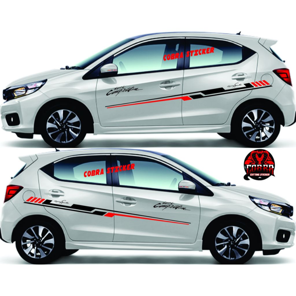 Jual Sticker Mobil Honda Brio Model Racing Sport terbaru | Shopee Indonesia