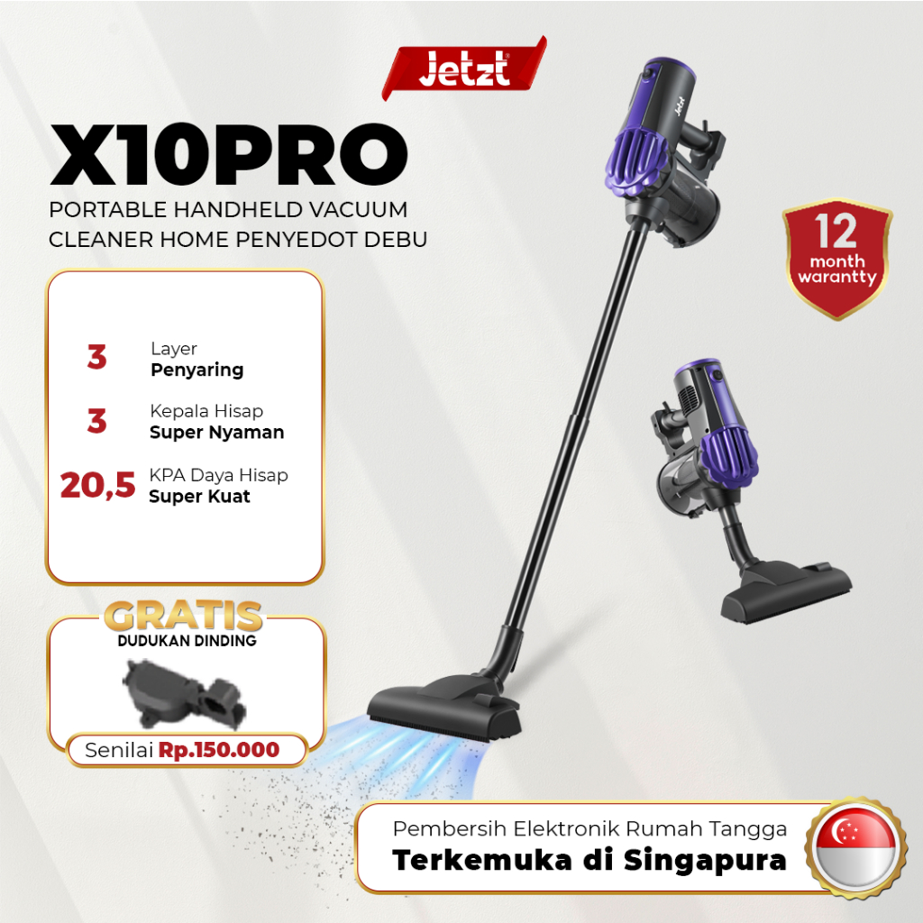 Jual Jetzt X10 PRO Handheld Vacuum Cleaner Home Penyedot Debu Portable ...