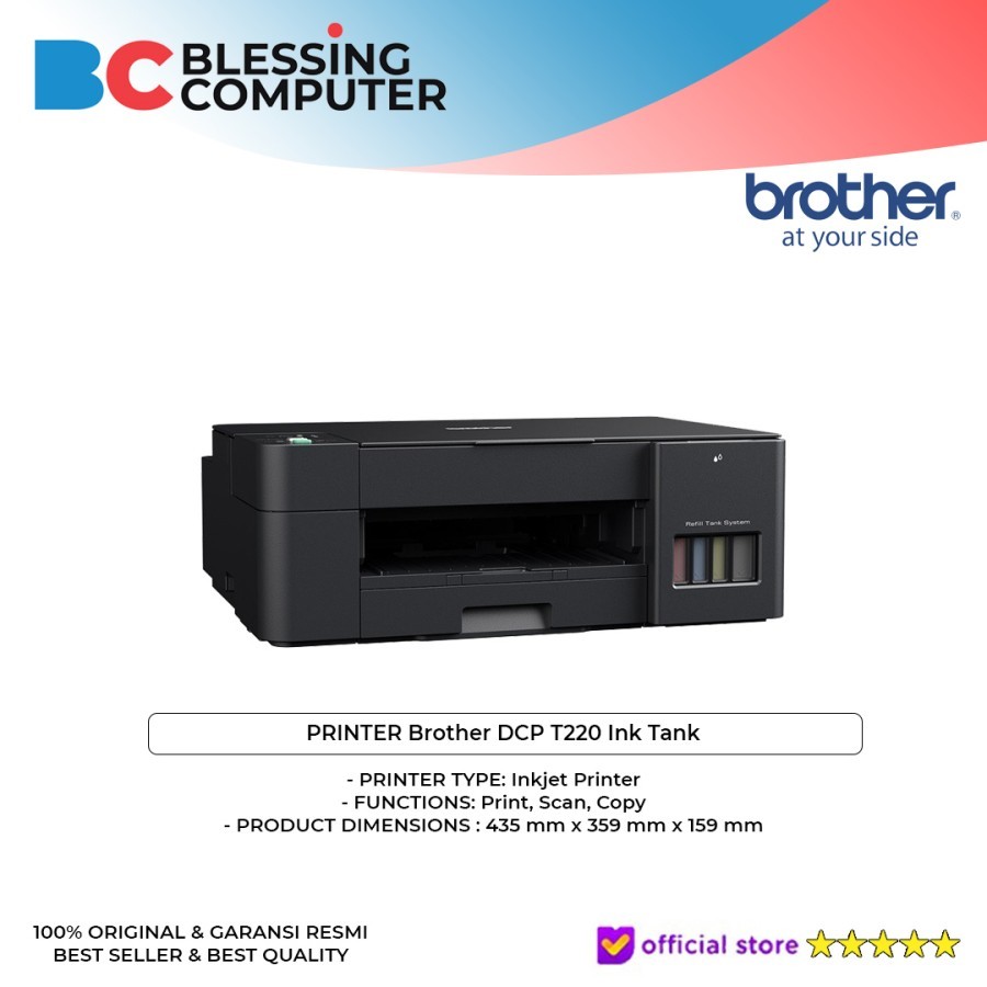 Jual PRINTER Brother DCP T220 Ink Tank | Shopee Indonesia
