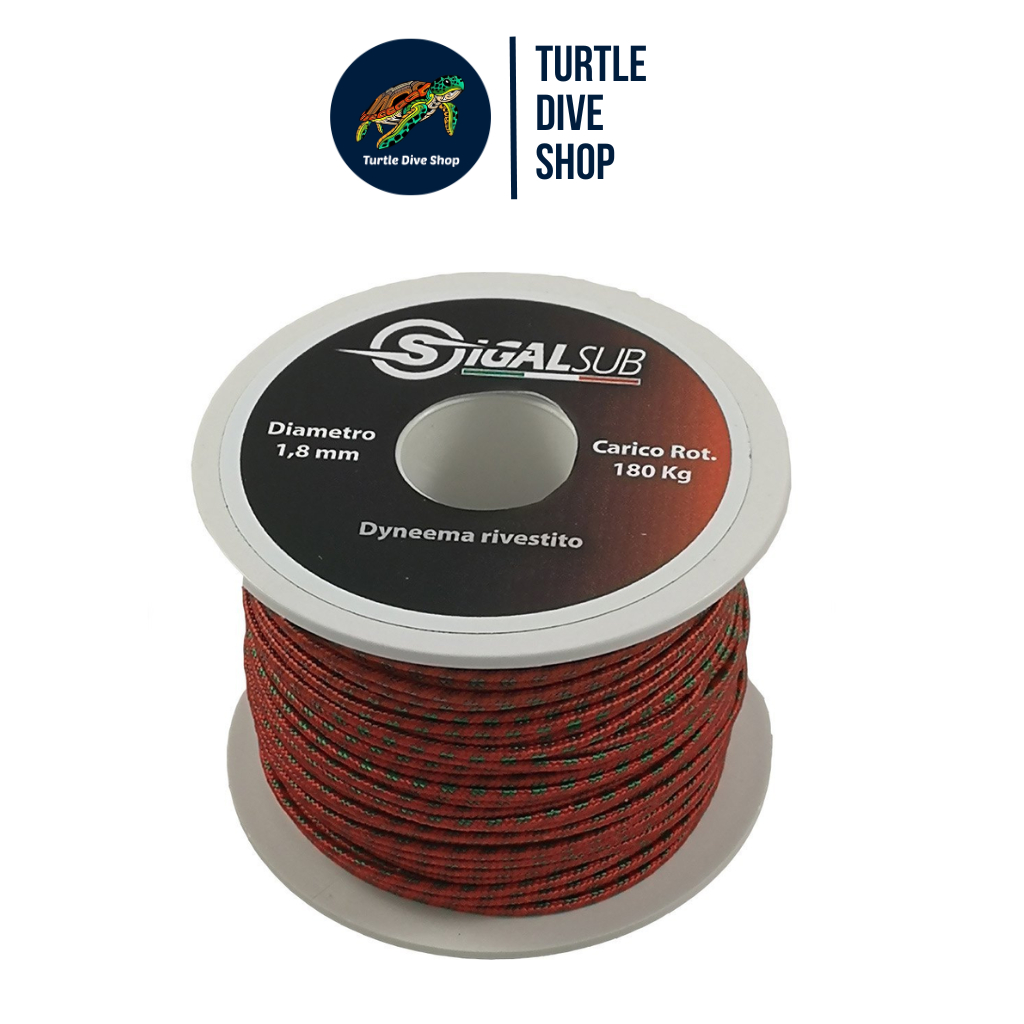 Jual Tali Dyneema Sigalsub 1.8mm Red 5 Meter / Tali Spearfishing ...