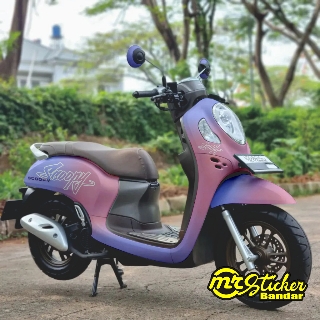 Jual Decal Scoopy Full Body Sticker Scoopy full Blok All Type scoopy ...