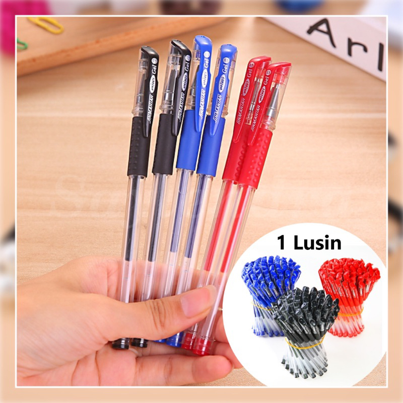 Jual Bolpoin Gel pulpen murah pulpen warna pulpen bagus | Shopee Indonesia