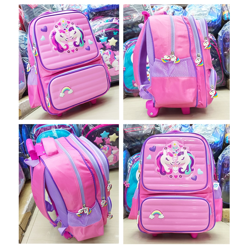 Jual PROMO TROLLEY DORONG UKURAN BESAR SD 16inch TAS ANAK SEKOLAH BARU ...