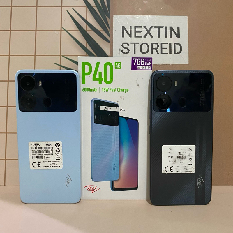 Jual ITEL P40 4/64 4/128 SECOND FULLSET | Shopee Indonesia