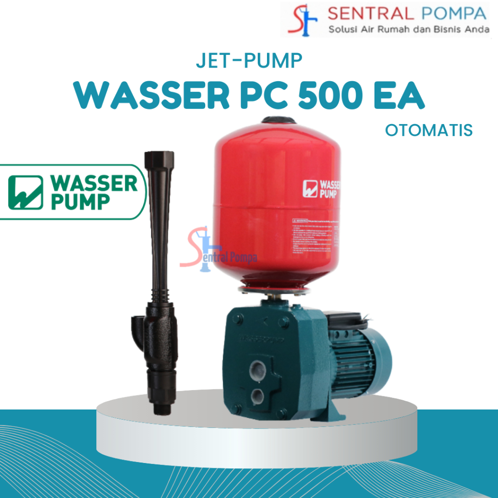 Jual Wasser PC-500 EA Mesin Pompa Air Jet Pump 500 Watt Jetpam Sumur ...