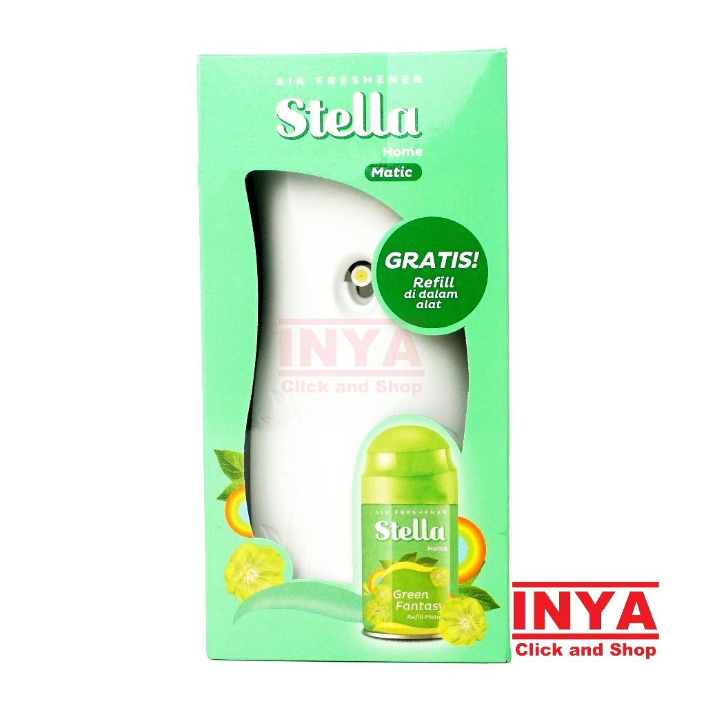 Jual STELLA Home Matic Air Freshener 225ml - Alat Semprot Pengharum ...