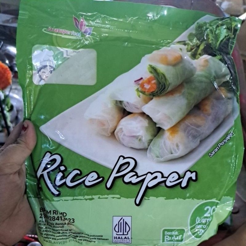 Jual JAVA RICE PAPER KULIT LUMPIA 20 LEMBAR | Shopee Indonesia