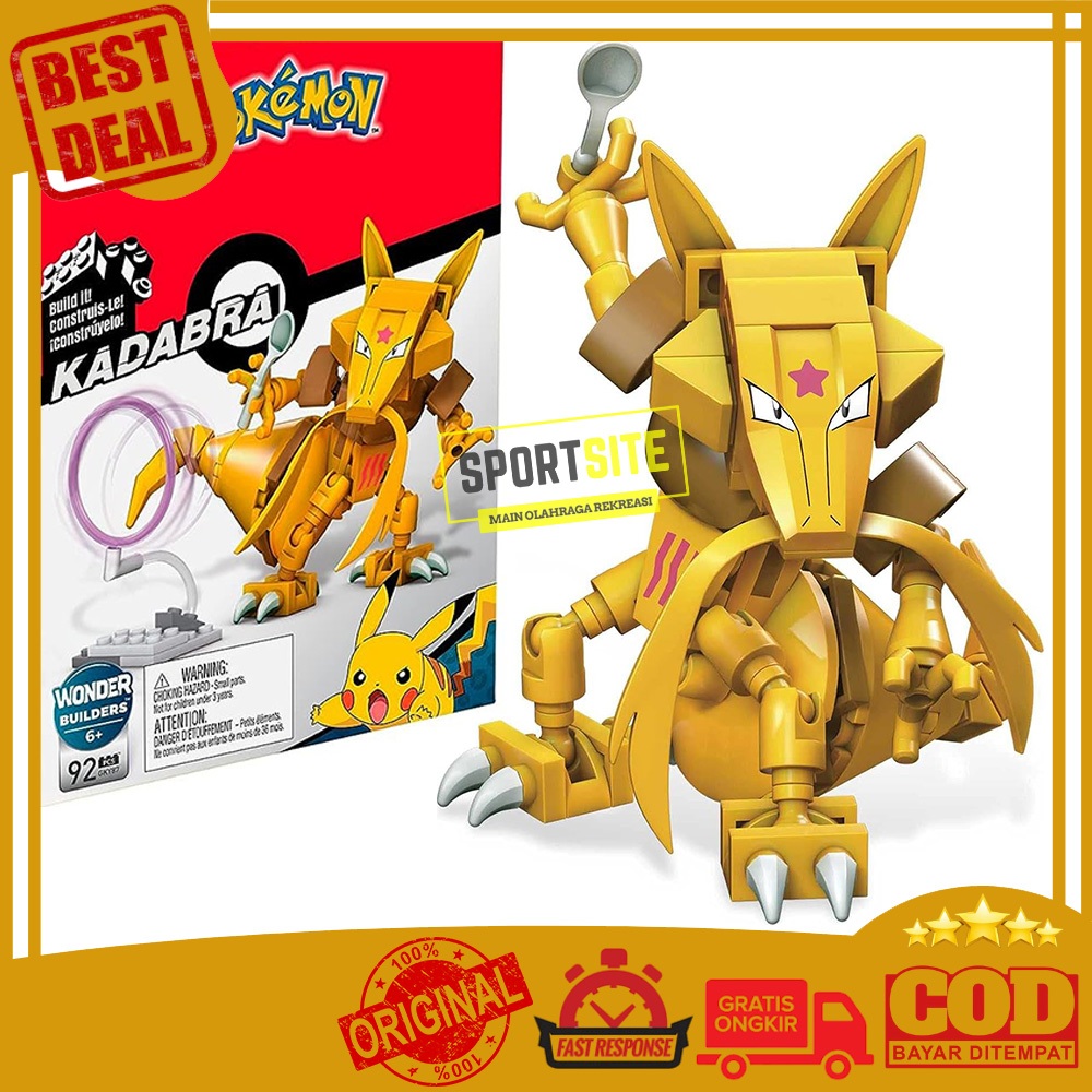 Jual Mega Construx Pokemon Power Pack Kadabra Wonder Builders Mainan ...