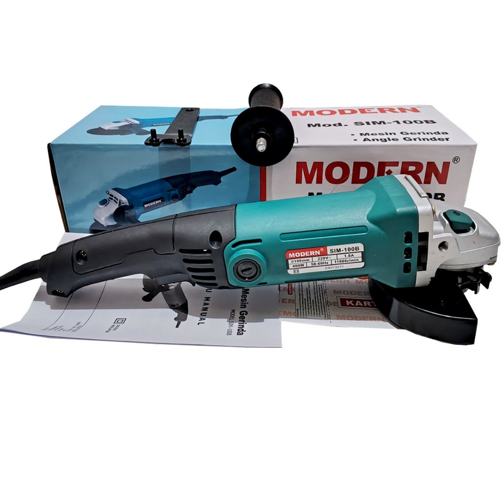 Jual MODERN SIM-100 B Gerinda Tangan 4 Inch Angle Disc Grinder Gurinda ...