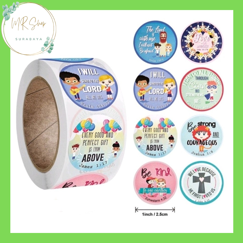 Jual Sticker Stiker Reward Anak Tema Alkitab Untuk Sekolah Kristen ...