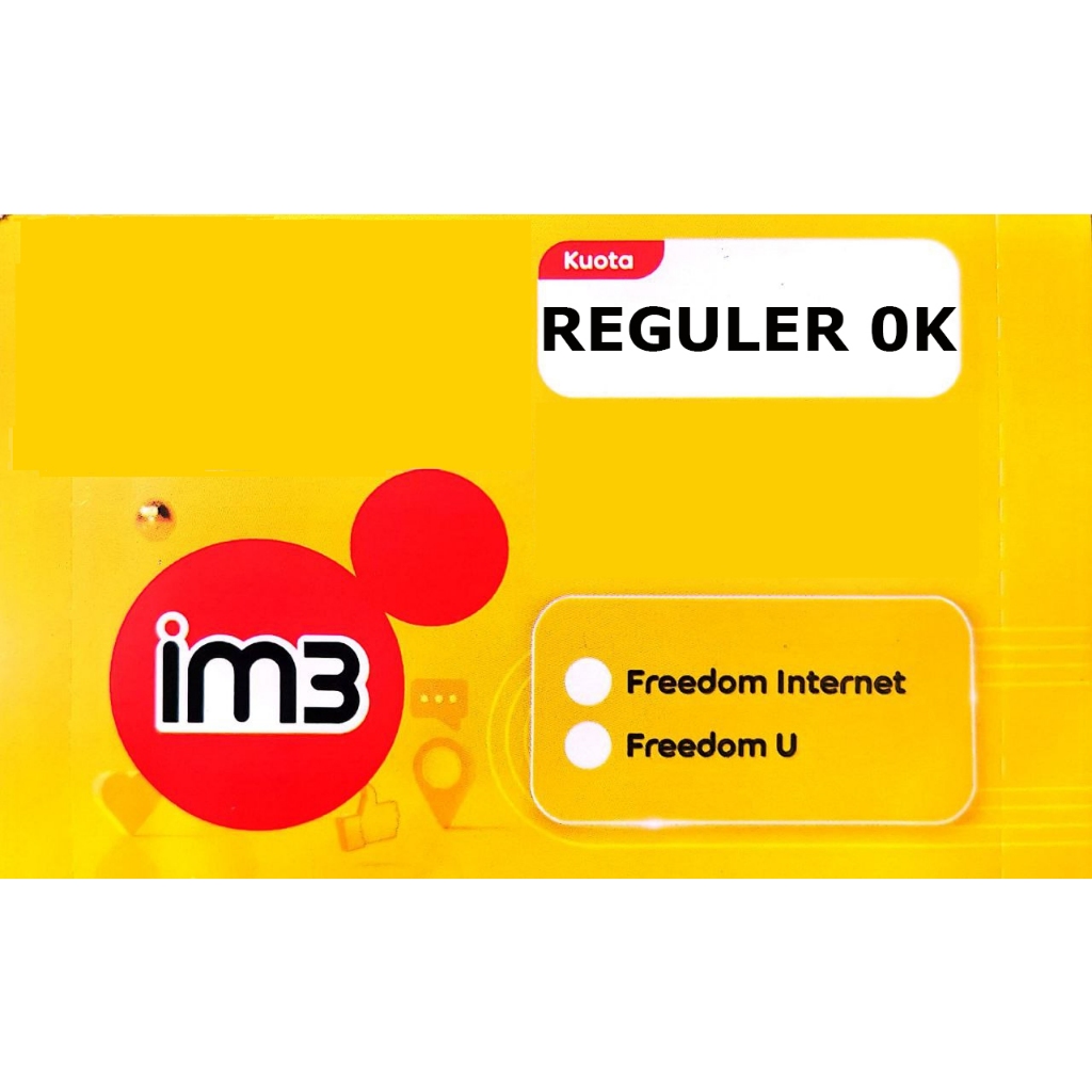 Jual Perdana Indosat IM3 Reguler | Shopee Indonesia
